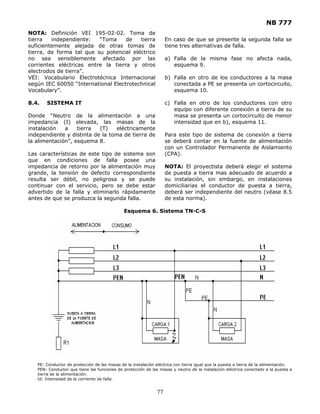 Norma NB 777 Instalaciones Electricas | PDF