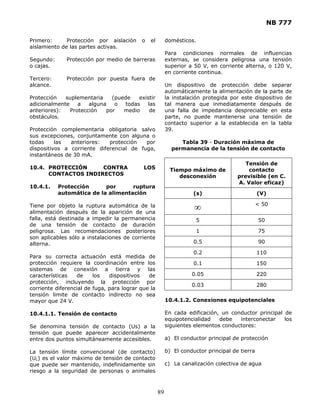 Norma NB 777 Instalaciones Electricas | PDF