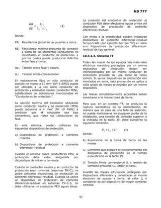 Norma NB 777 Instalaciones Electricas | PDF