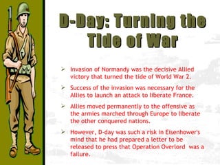 Battle of Normandy WWII | PPT