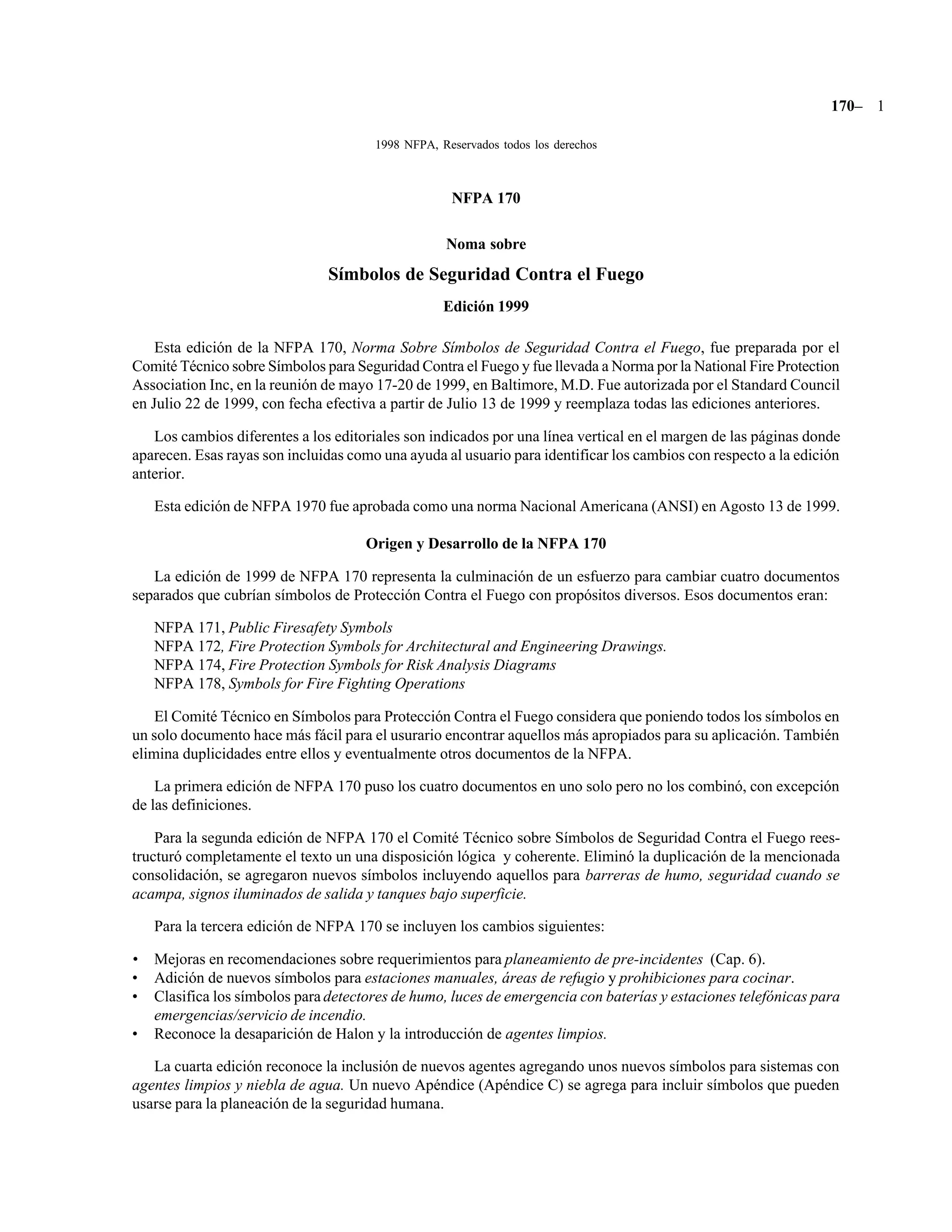 Norma nfpa 170 simbolos de seguridad contra fuegos | PDF