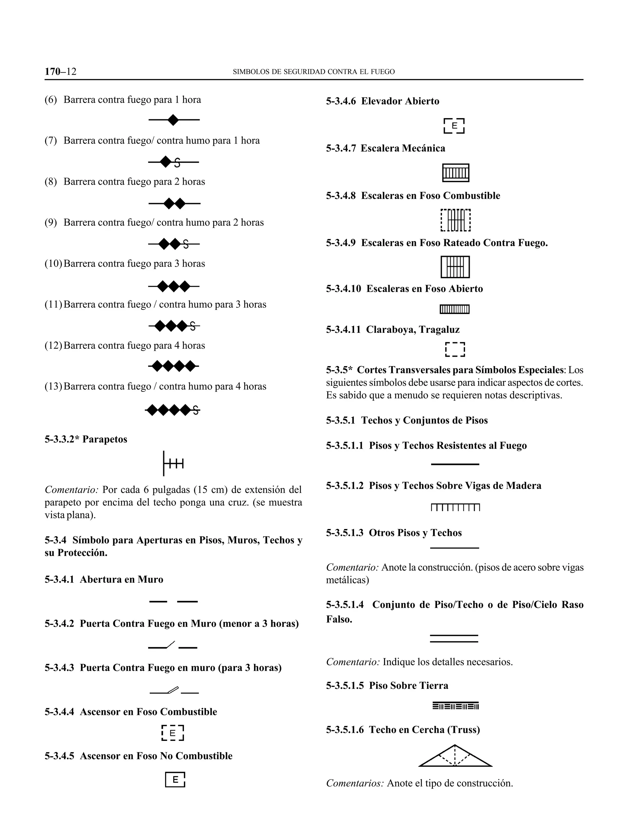 Norma nfpa 170 simbolos de seguridad contra fuegos | PDF