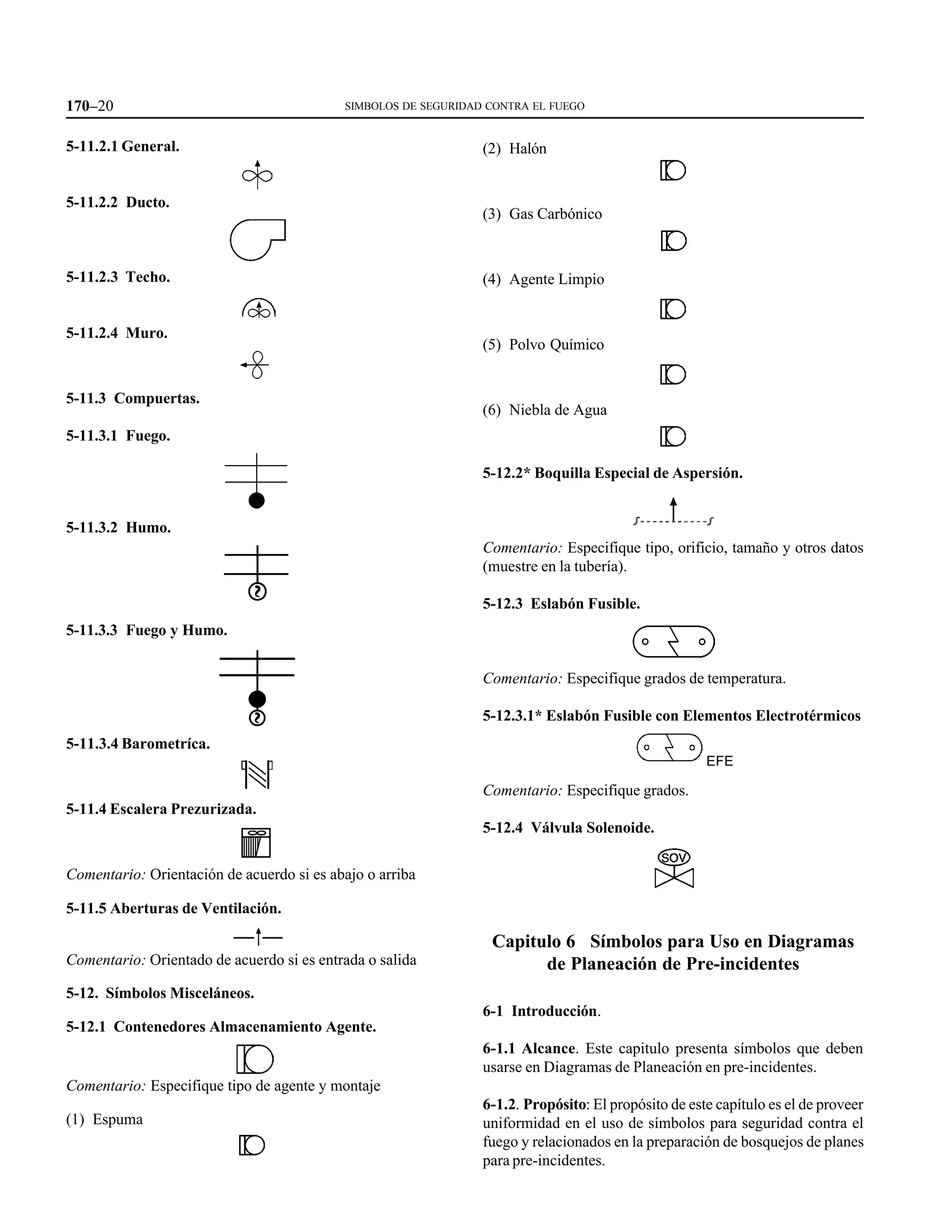 Norma nfpa 170 simbolos de seguridad contra fuegos | PDF