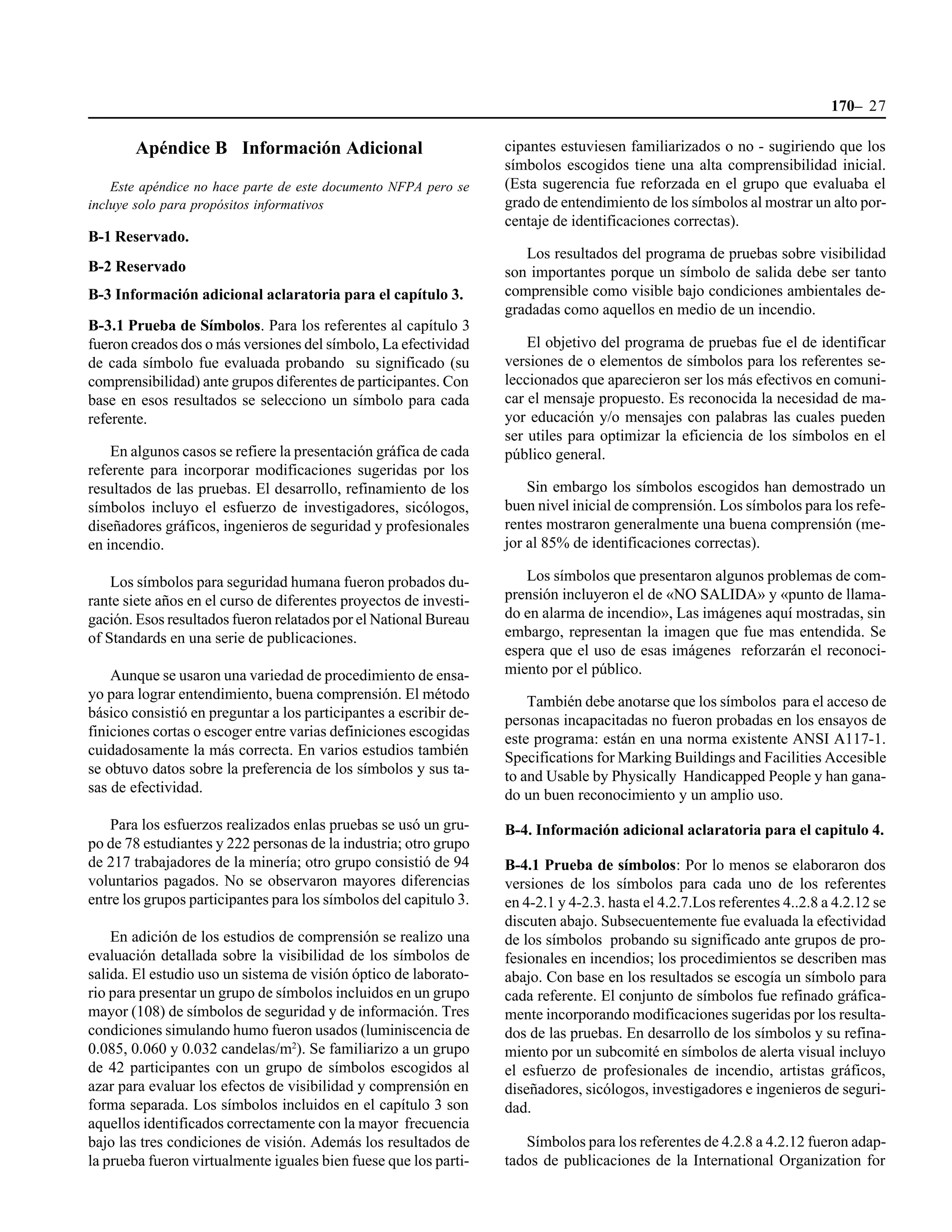 Norma nfpa 170 simbolos de seguridad contra fuegos | PDF