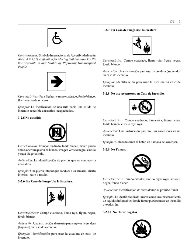 Norma nfpa 170 simbolos de seguridad contra fuegos | PDF
