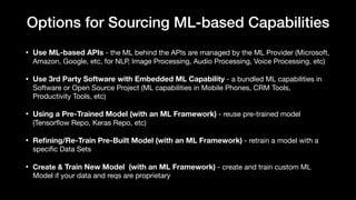 Norman Sasono - Incorporating AI/ML into Your Application Architecture ...