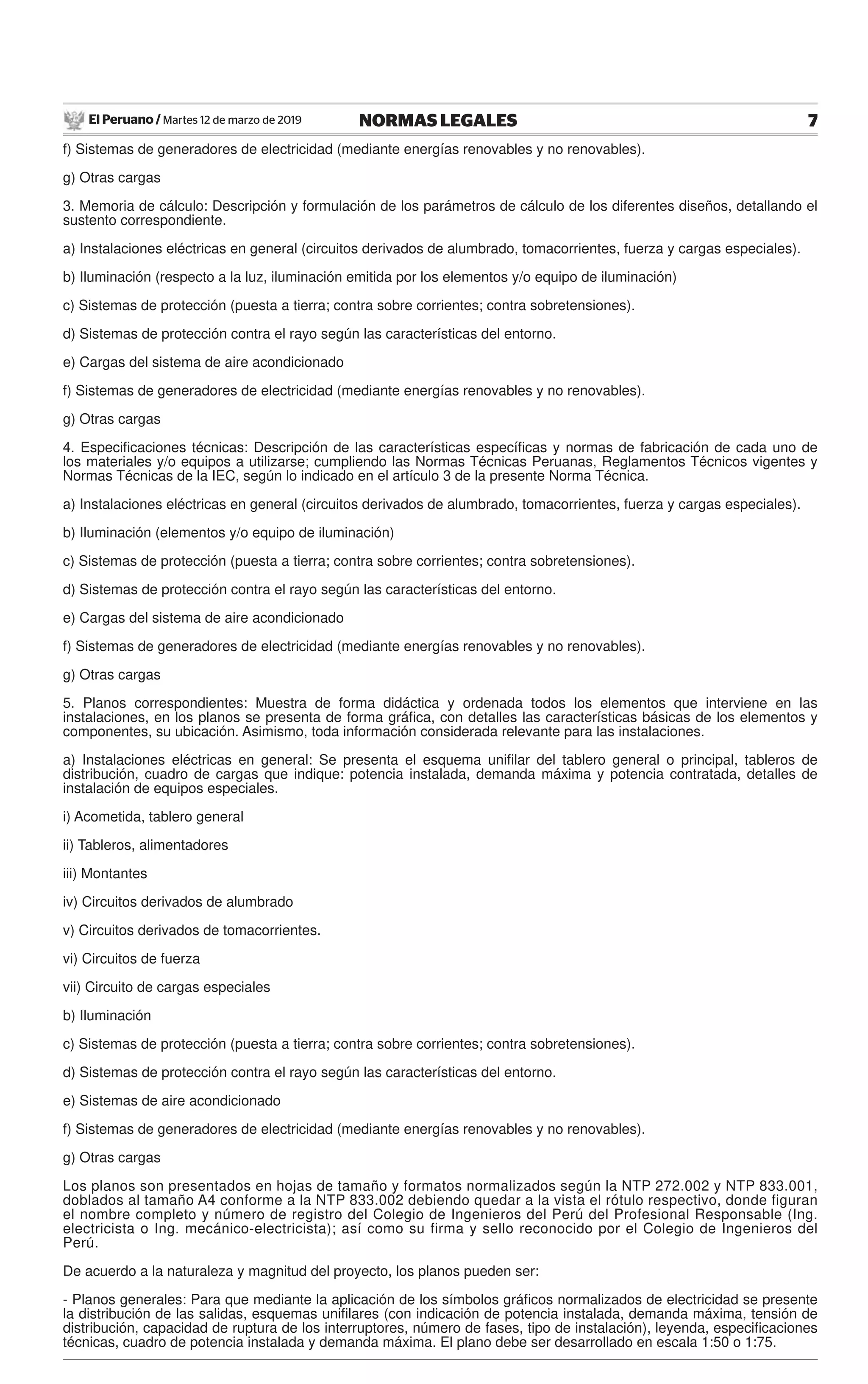 Norma ntp em 010 marzo 2019 | PDF