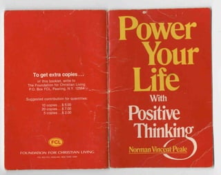 power your life with positive thinking | PPT