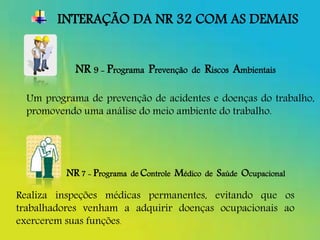 Norma regulamentadora 32 | PPTX