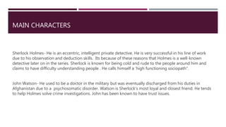 BBC's Sherlock TV Series | PPTX