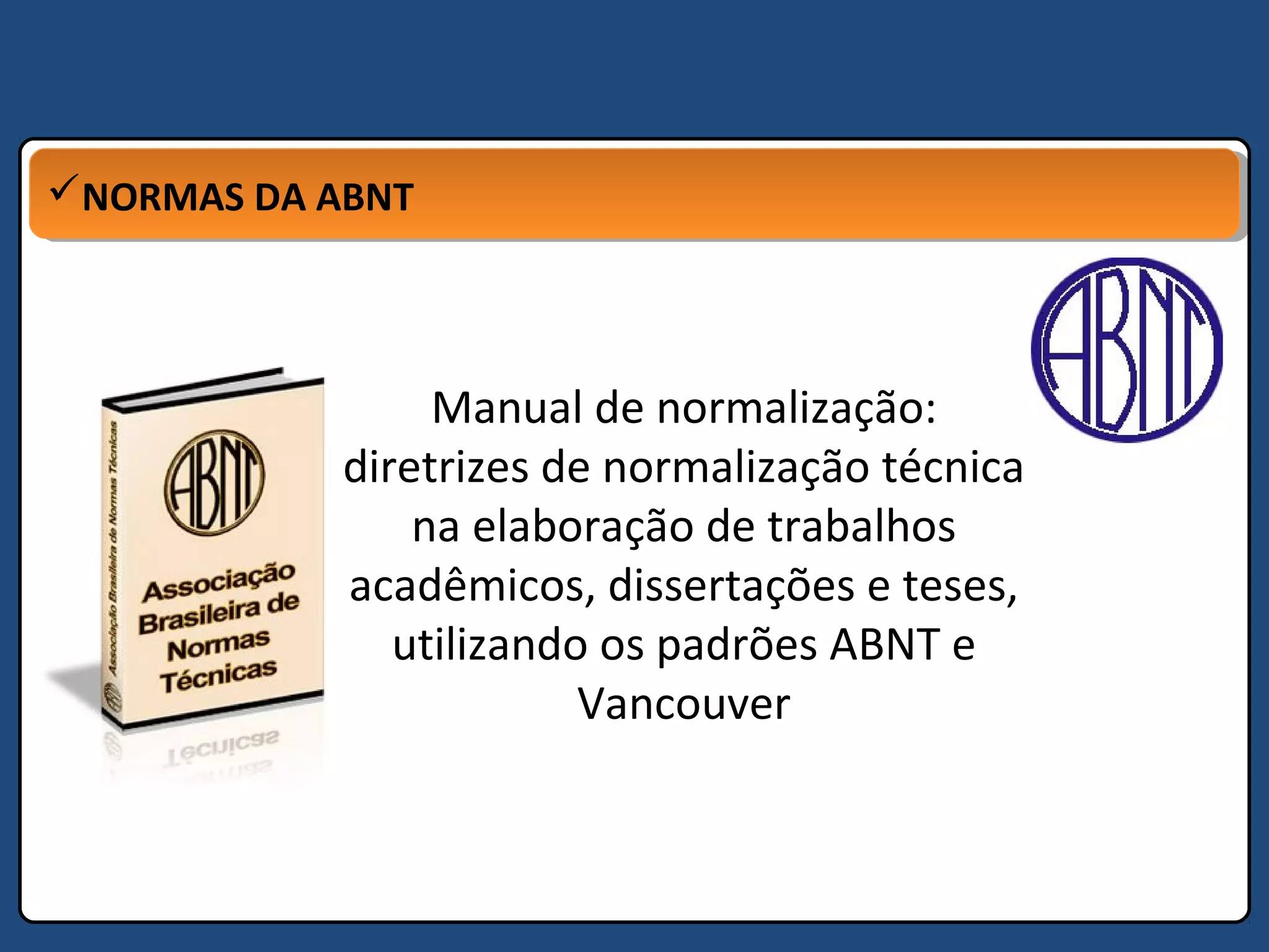 Resumo Das Normas Abnt - BINKEDU