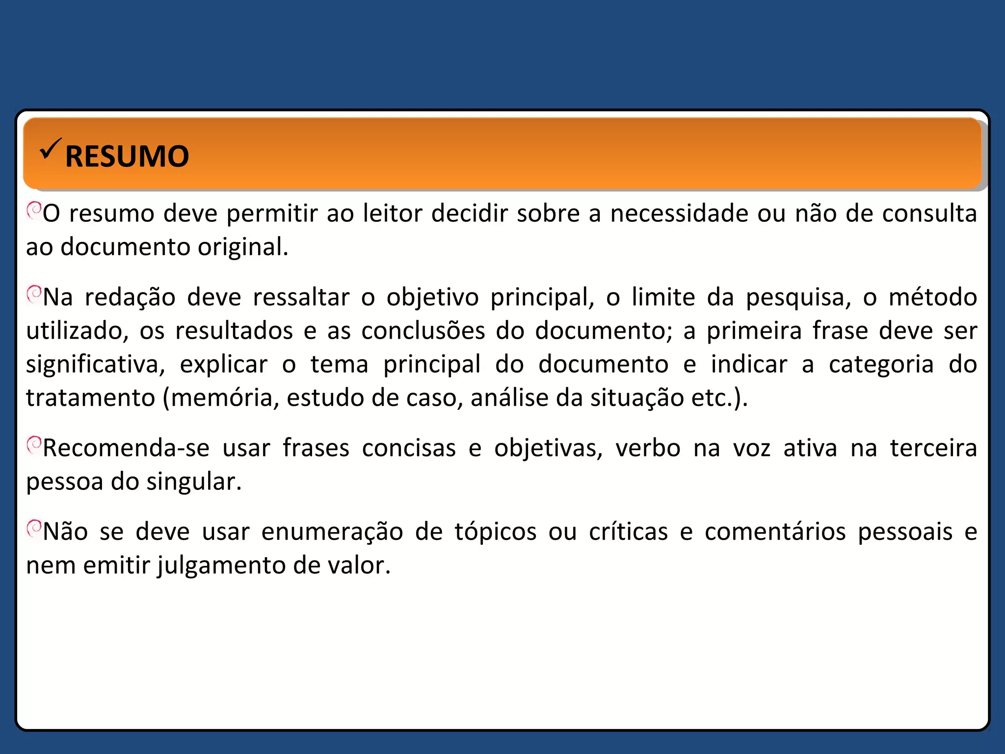 Resumo Das Normas Abnt - BINKEDU