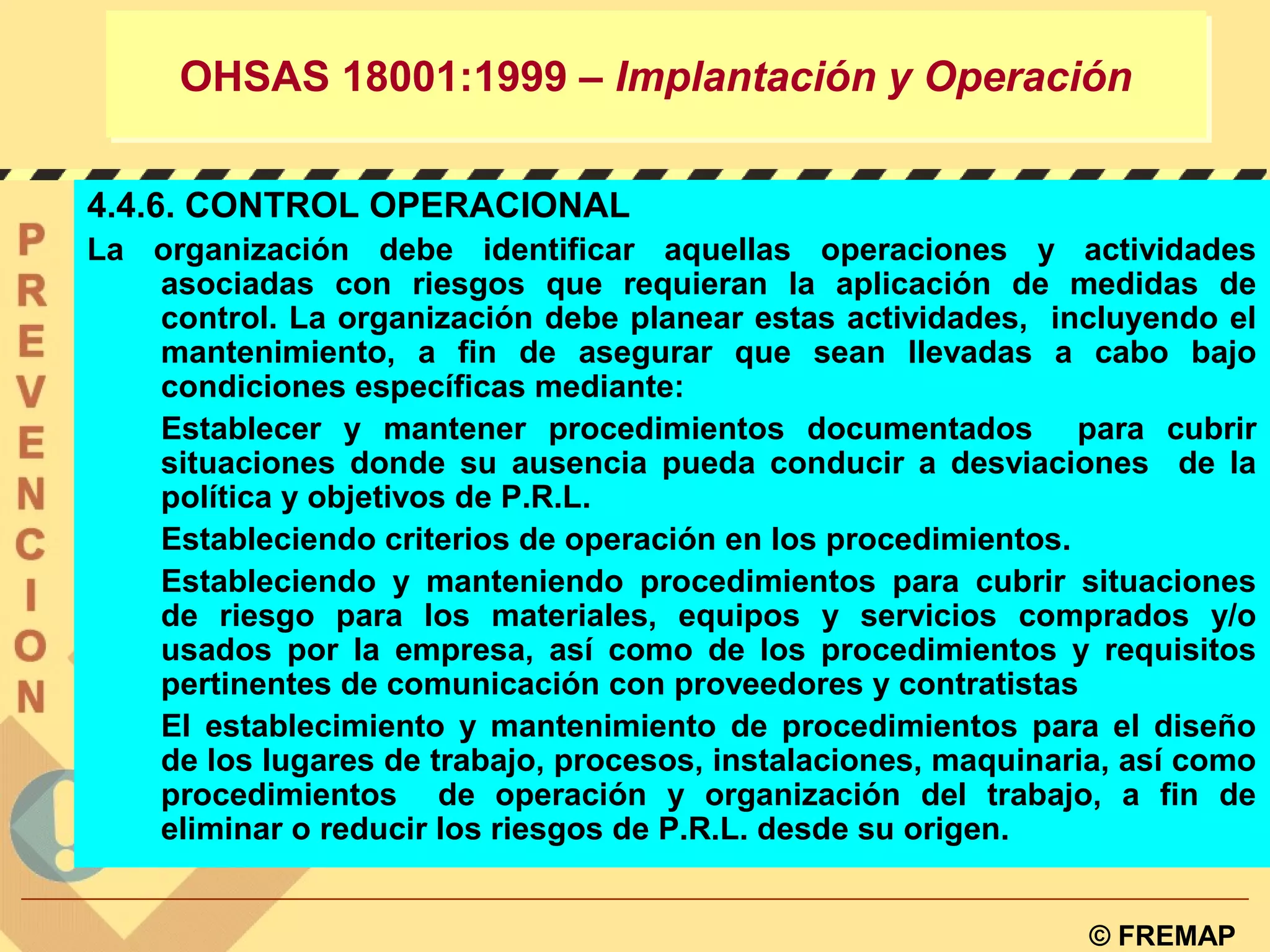 Normas ohsas-18001 prevencion de riesgos laborales | PPT