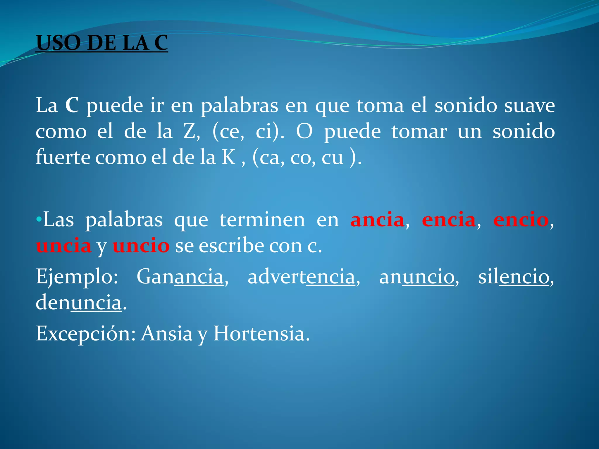 Normas ortográficas-c-s-x-z-v- | PPT