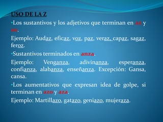 Normas ortográficas-c-s-x-z-v- | PPT