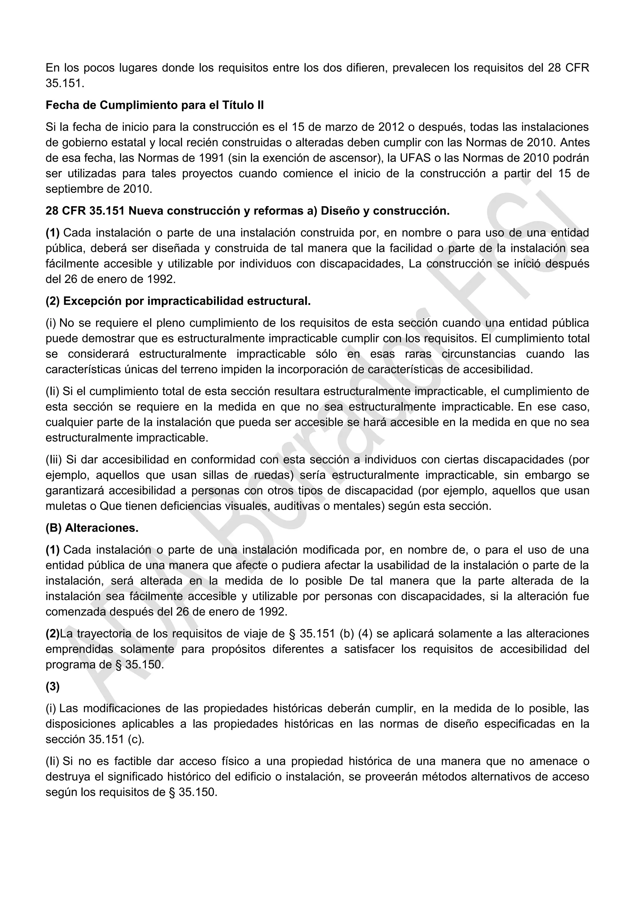 Normas ada ley americanosdiscapacitados dot2006 | DOC