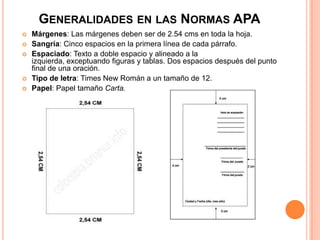 Normas apa | PPTX