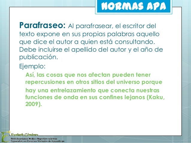 Como Parafrasear Apa - Design Talk