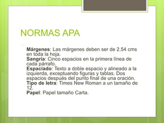 Normas apa | PPTX