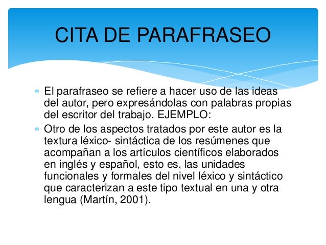 Como Parafrasear Apa - Design Talk