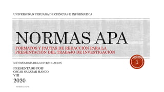 Normas apa | PPTX
