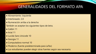 Normas APA | PPTX