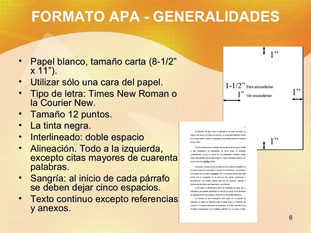 Normas apa diapositivas