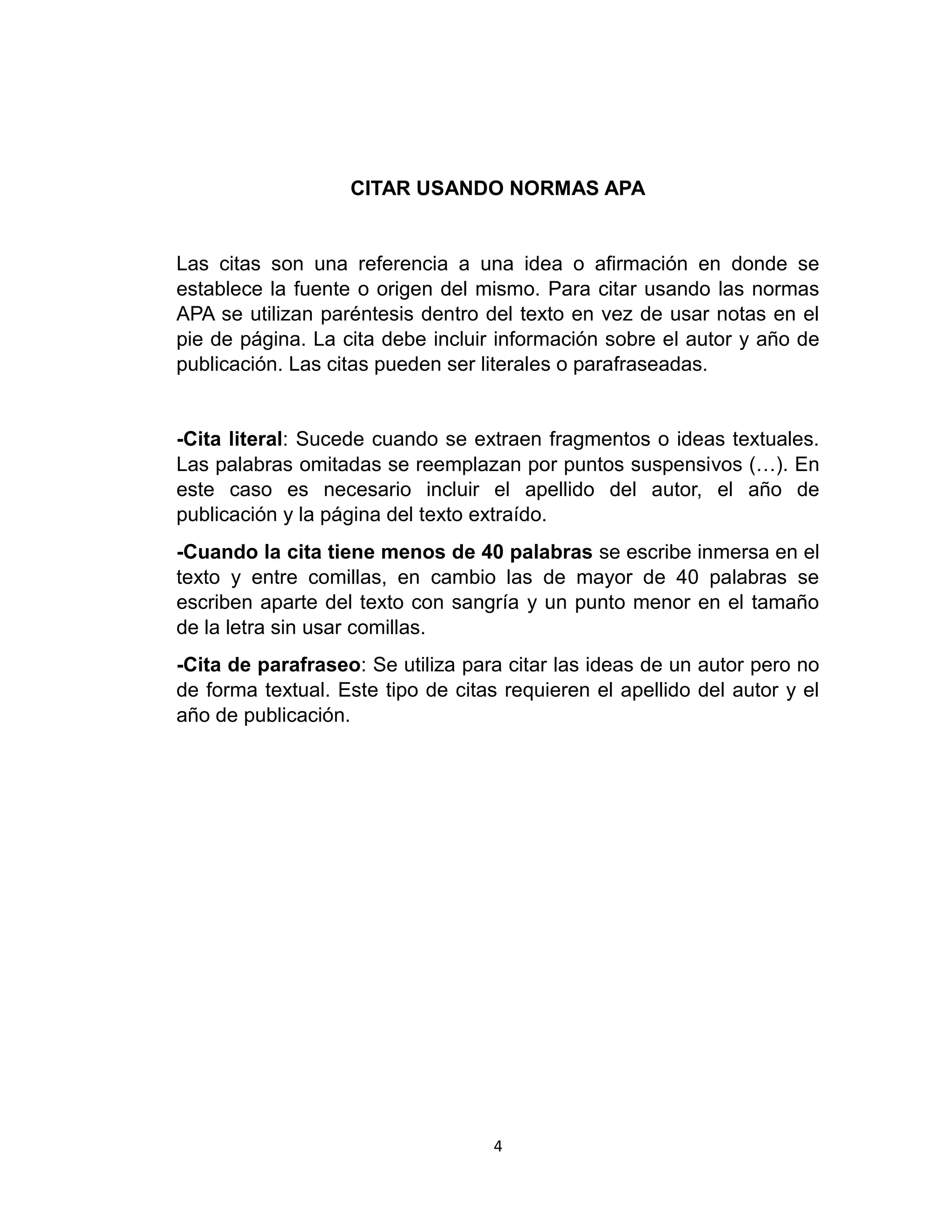 Normas apa | DOCX