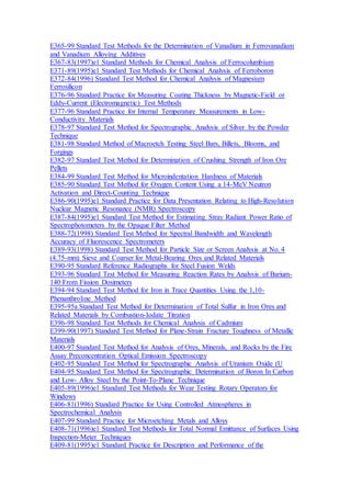 Normas astm | DOCX