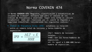 Normas covenin 474 1997 antony garcia | PPTX