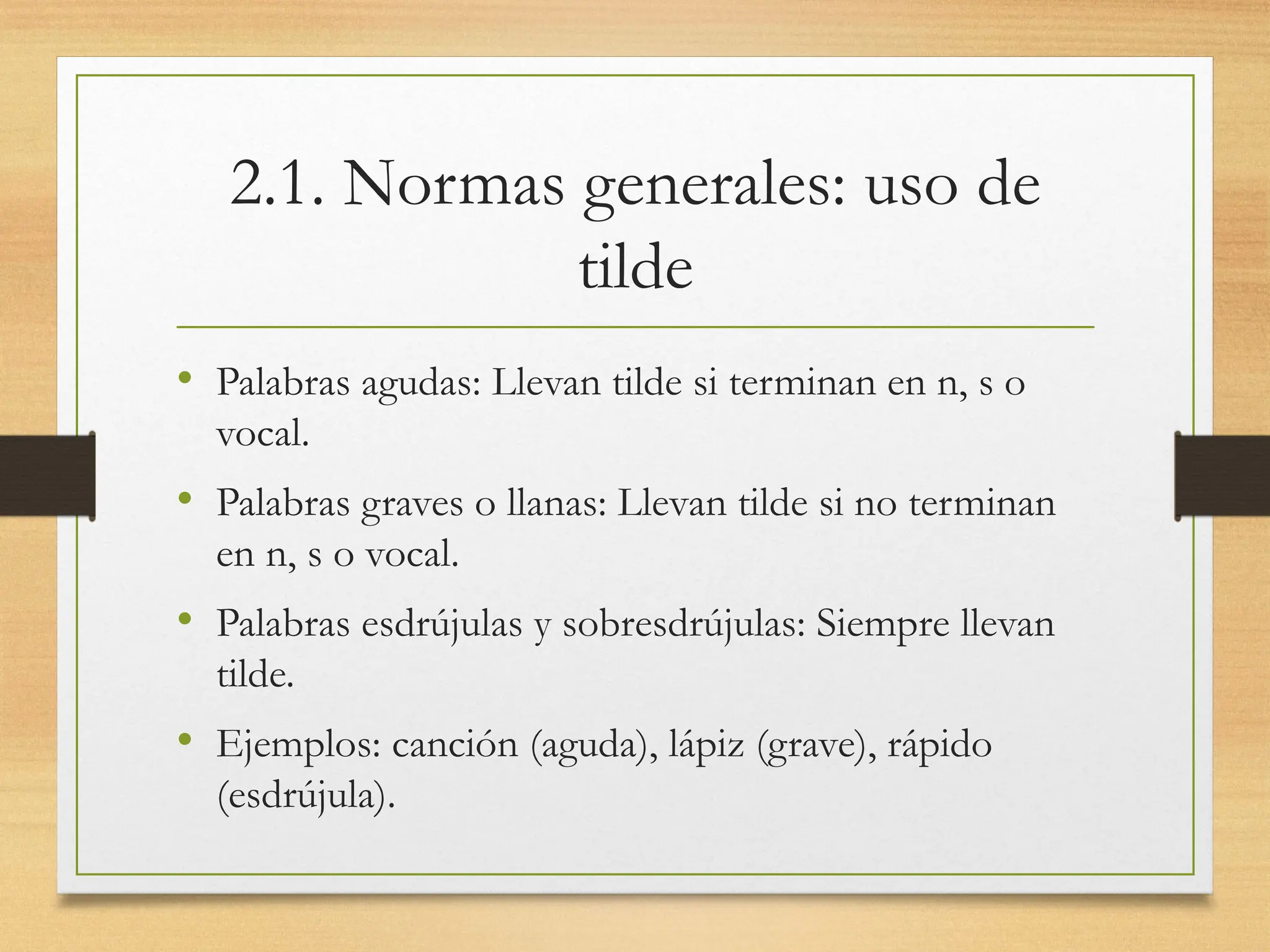 Normas_de_Acentuacion.tildeycasosespeciales | PPTX | Educational ...