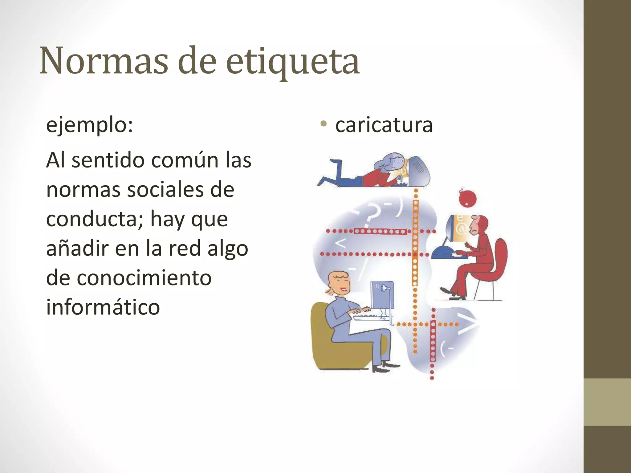 Normas de etiqueta | PPTX