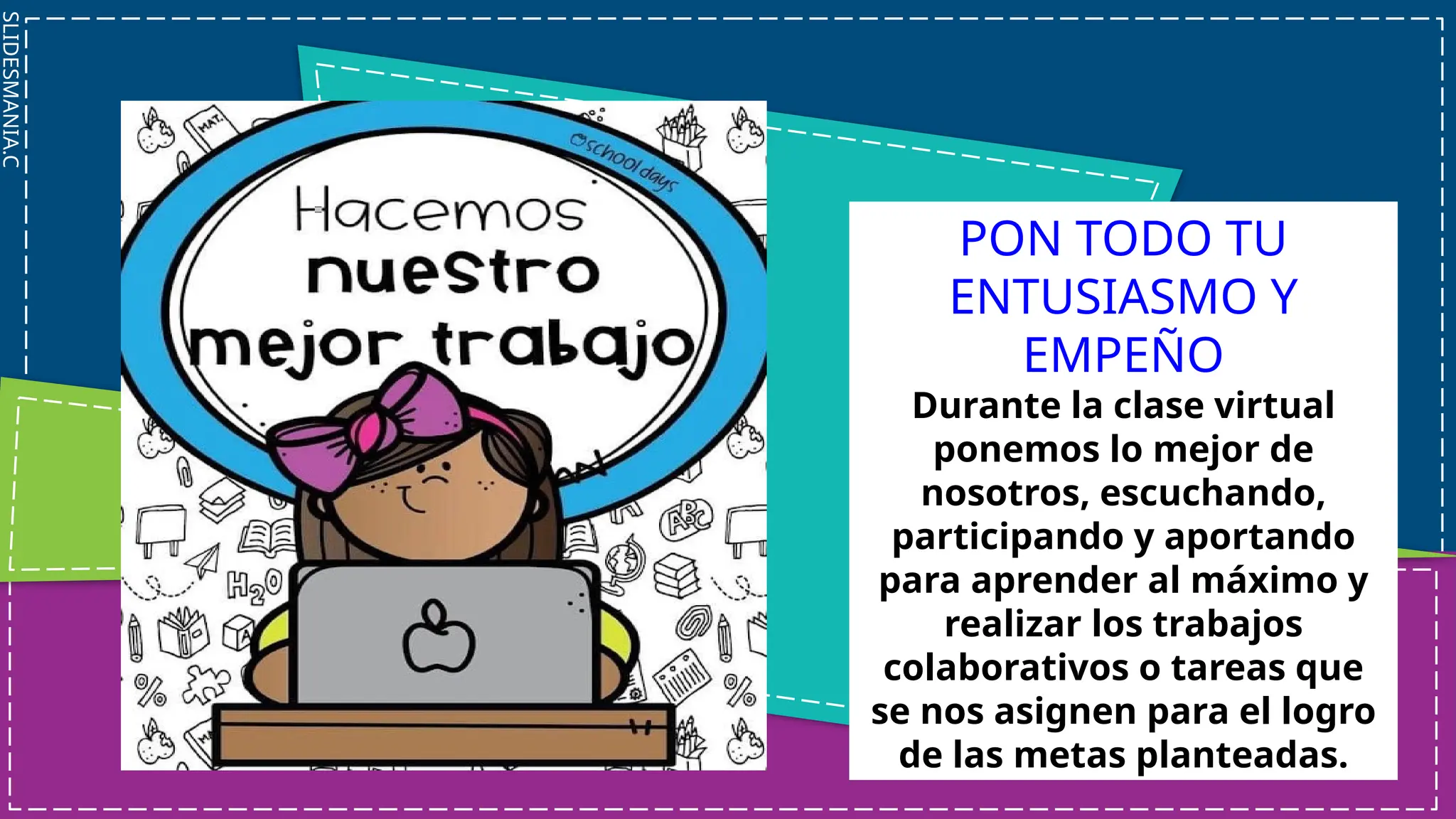 Normas de la clase virtual para los niños | PPTX