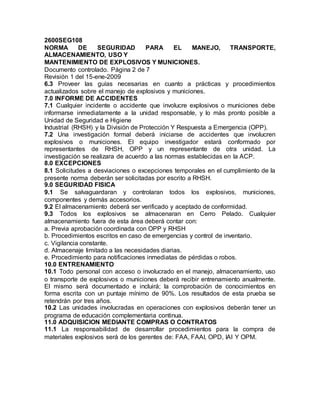 Normas de manejo de equipos[1] | DOCX