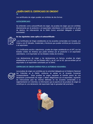 Guía Práctica para obtener el certificado Normas de origen | PDF