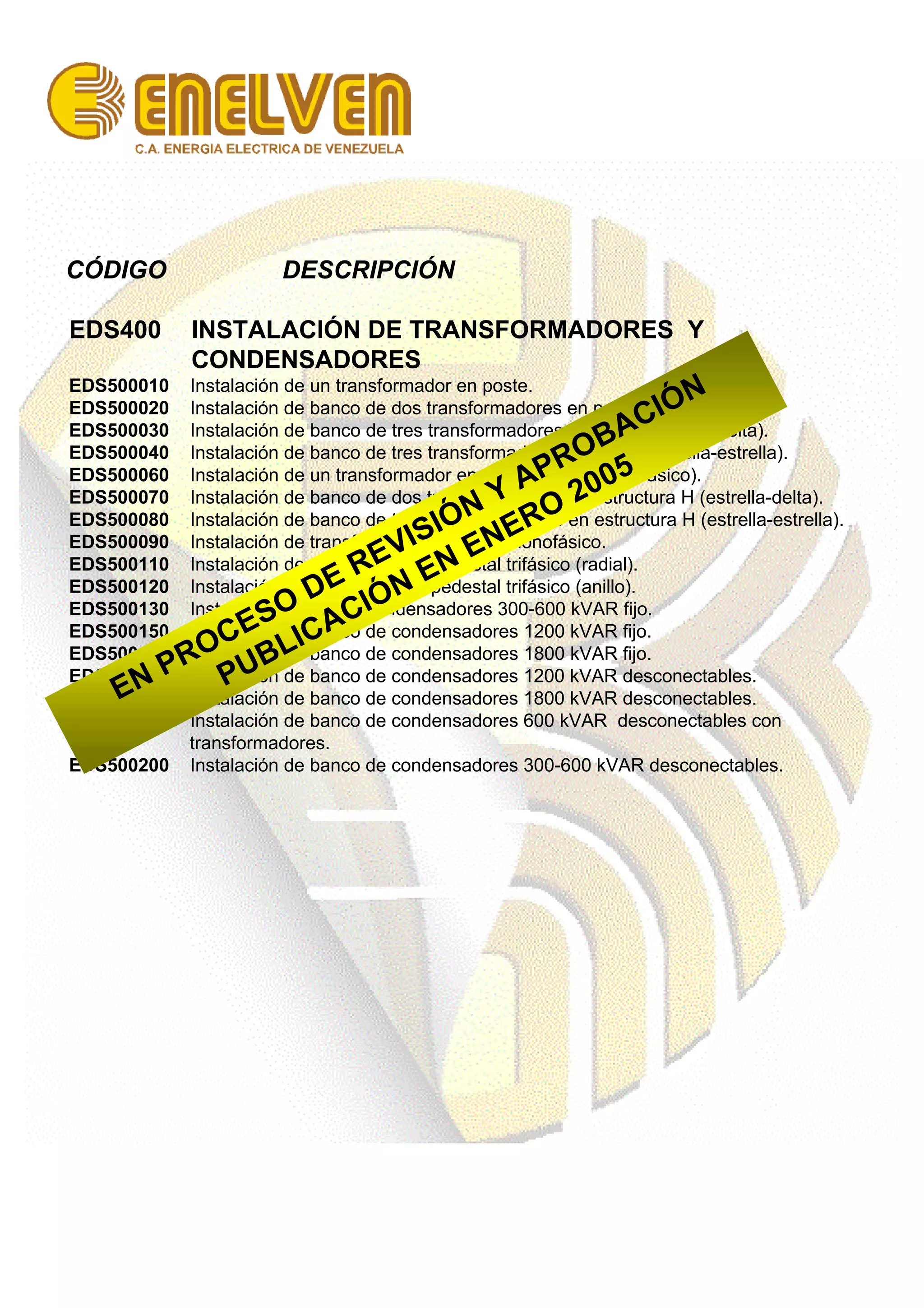 Normas distribucion enelven | PDF