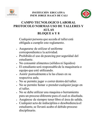 Normas en el aula de clases | DOCX