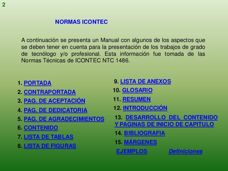 Normas Icontec