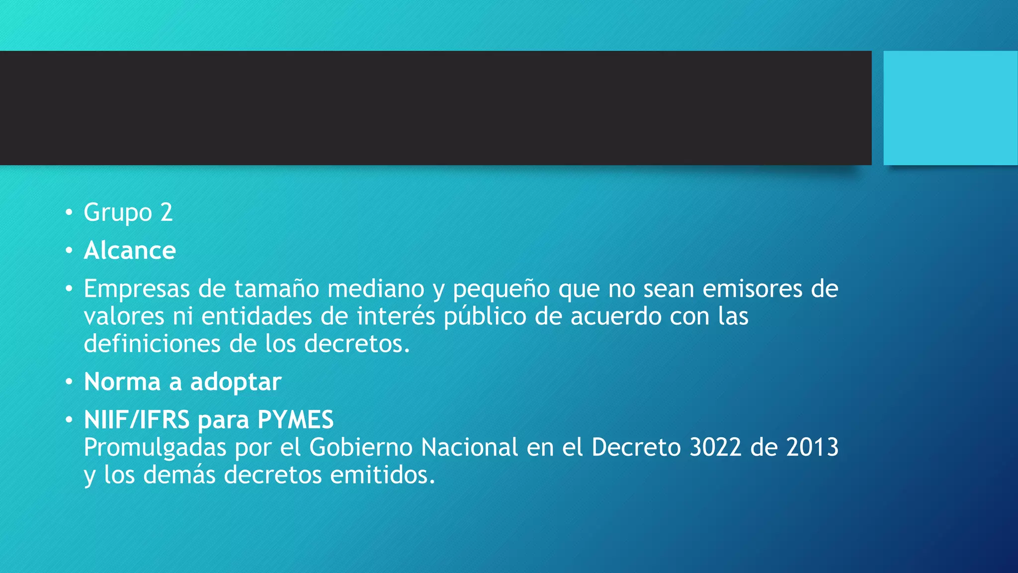 Normas Internacionales De Informacion Finacnieras Niif Ppt