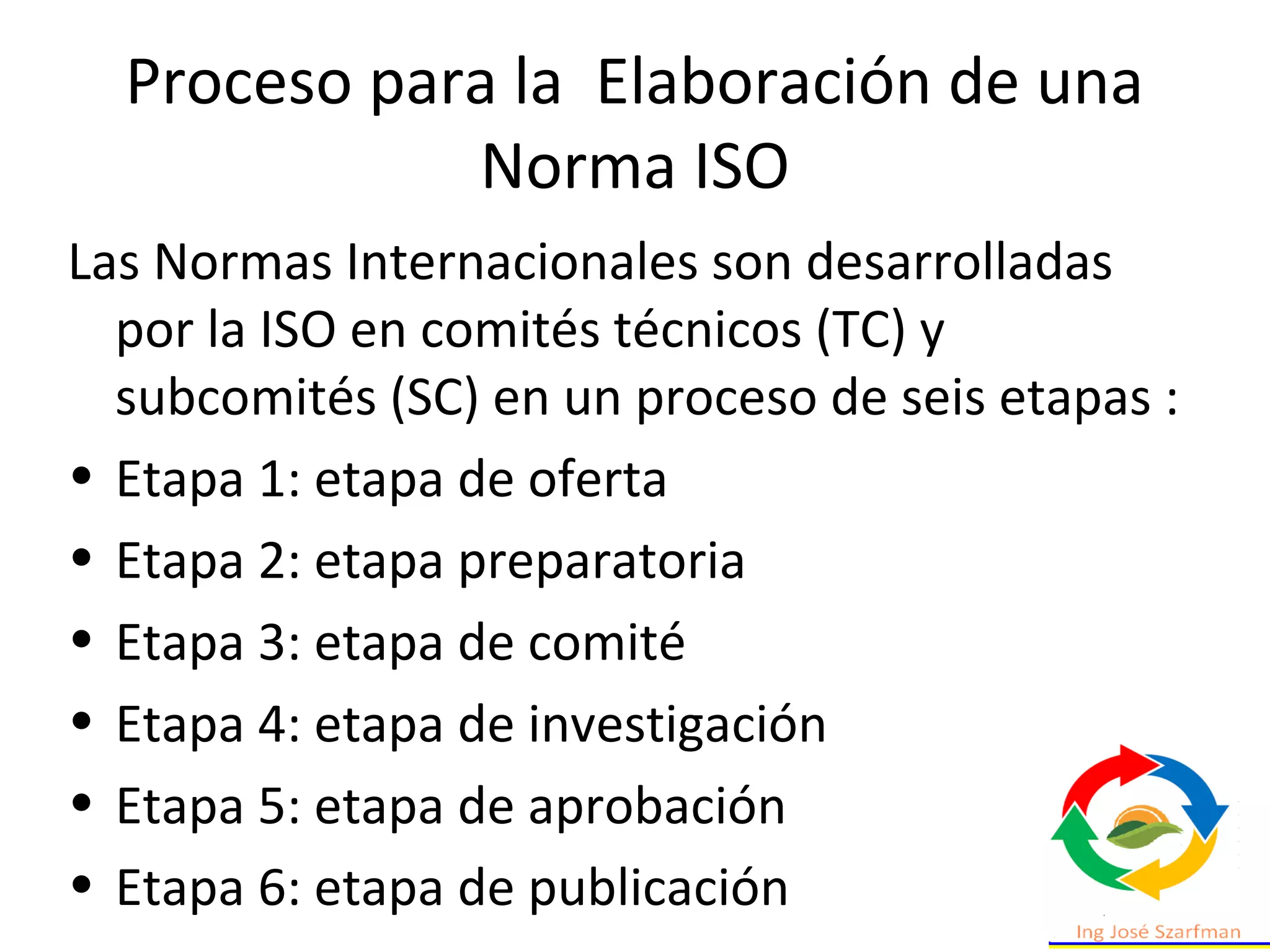 Normas iso y los ods | PPT