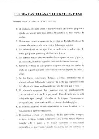Normas libreta alumnos | PDF