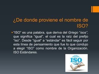 Normas nacionales e internacionales de gestión de la calidad | PPTX