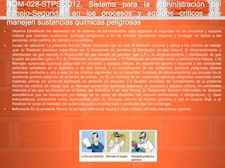 Normas oficiales mexicanas en materia de seguridad industrial y Salud ...