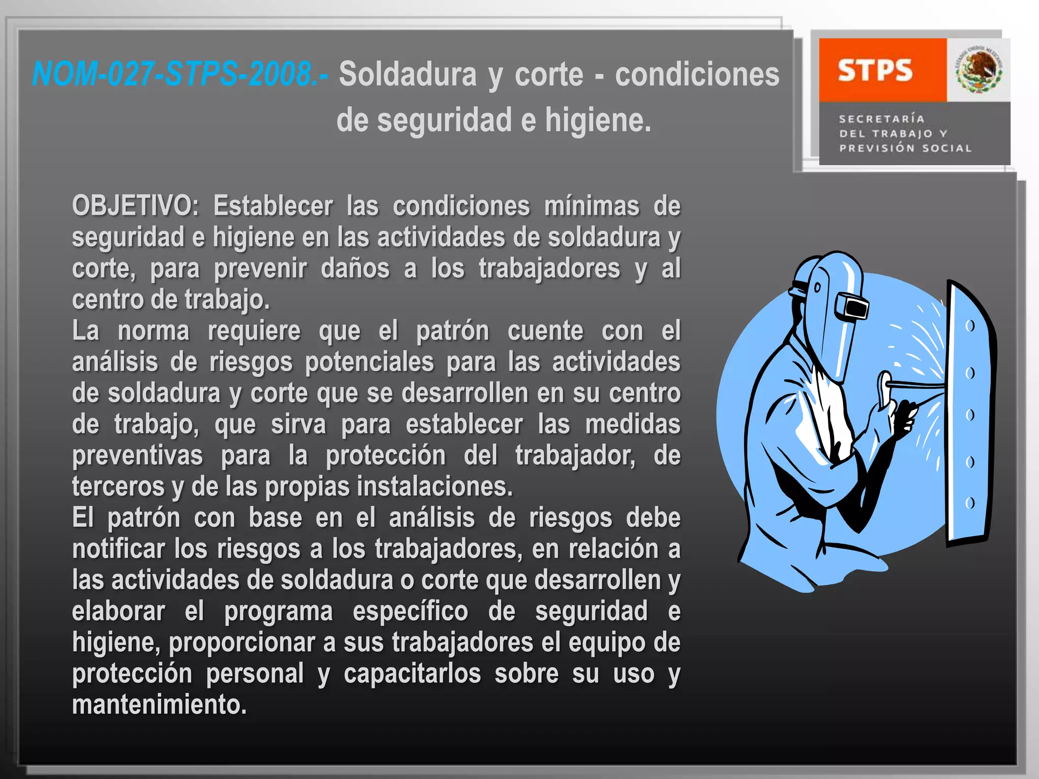 Normas oficiales mexicanas nom stps | PPTX