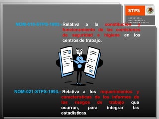 Normas oficiales mexicanas nom stps | PPTX