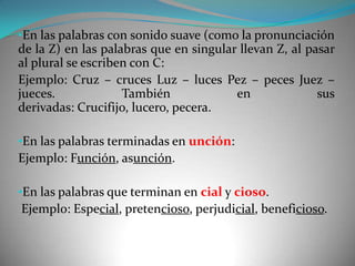 Normas ortográficas c, s, x, z. | PPTX