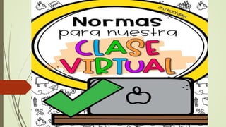 Normas para la clase virtual. | PPT