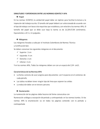 Normas para trabajos escritos | DOCX