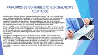 Normas principios contables | PPTX