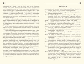Actualizacion baremos test de Raven | PDF